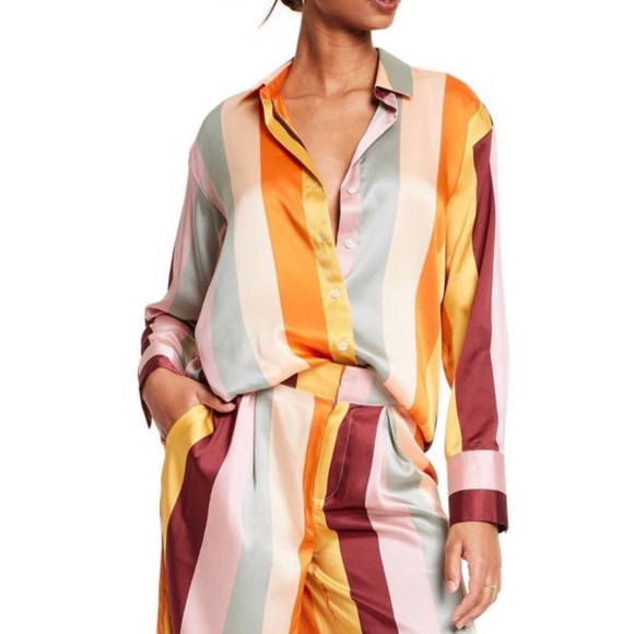 Fe Noel | Tops | Fe Noel X Target Mixed Vertical Stripe Print Long ...